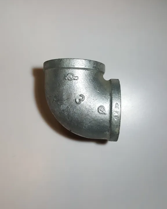 ข้องอเหล็ก 90องศา ชุบสังกะสี สำหรับท่อ GSP 4 นิ้ว | Lazada.co.th