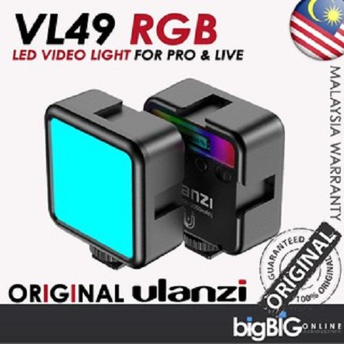 Ulanzi VL 49 RGB LED Video Light with in-build Lithium Battery ...