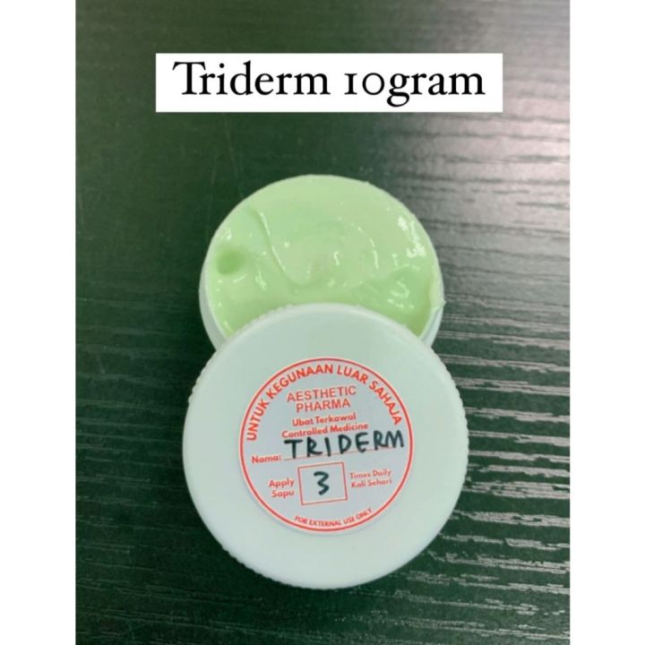 TRIDERM ECZEMA PSORIASIS CREAM 10G | Lazada