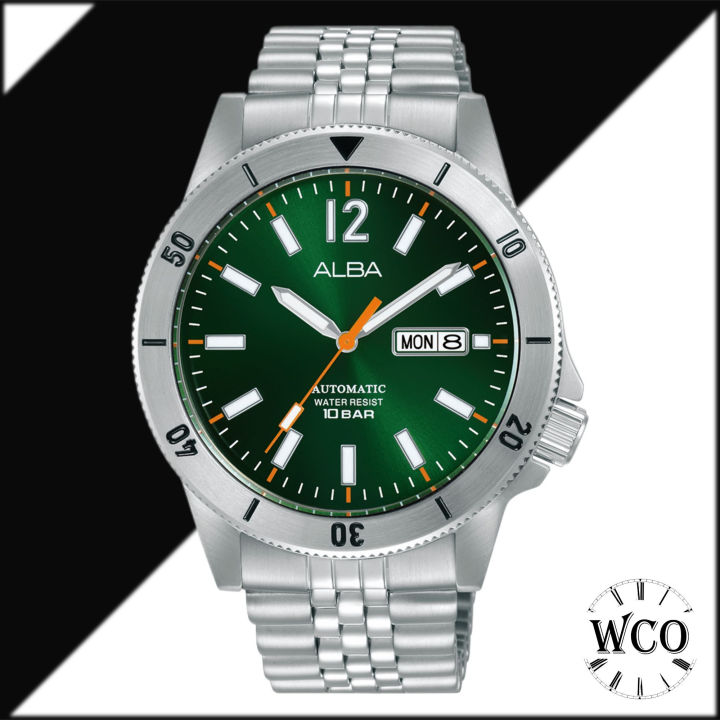 [WCO] AL4647X Alba Mechanical x Analog ft. Diver Men Casual Formal ...