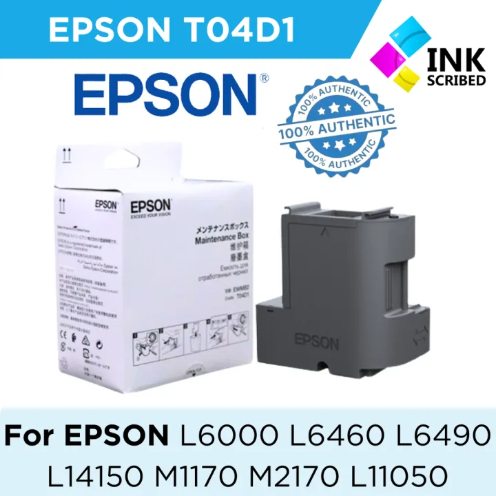 Epson T04D1 C13T04D100 Original Maintenance Box for L6160 L6170 L6190 ...