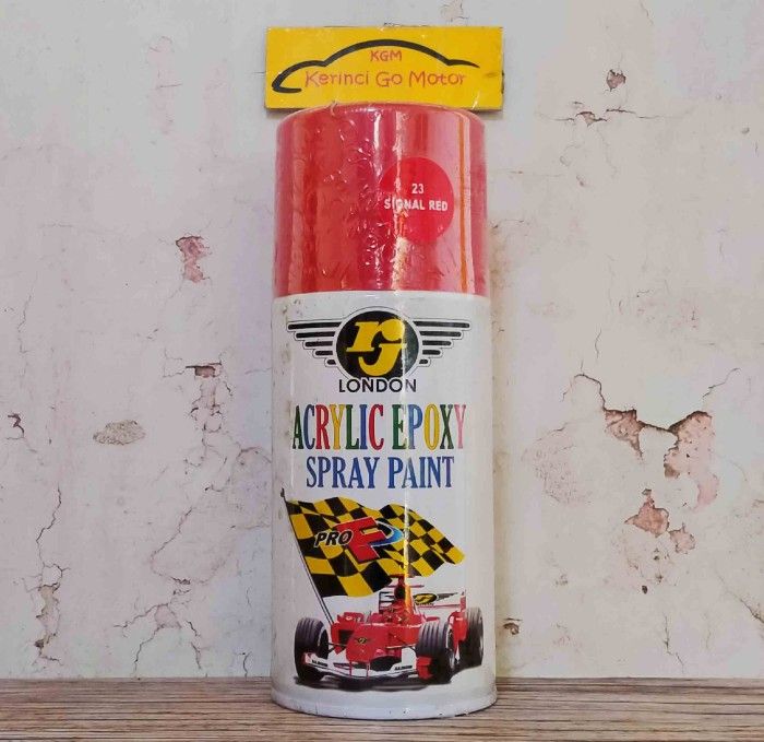 RJ LONDON SPRAY PAINT CAT SEMPROT SIGNAL RED BS3-B23 300cc | Lazada ...