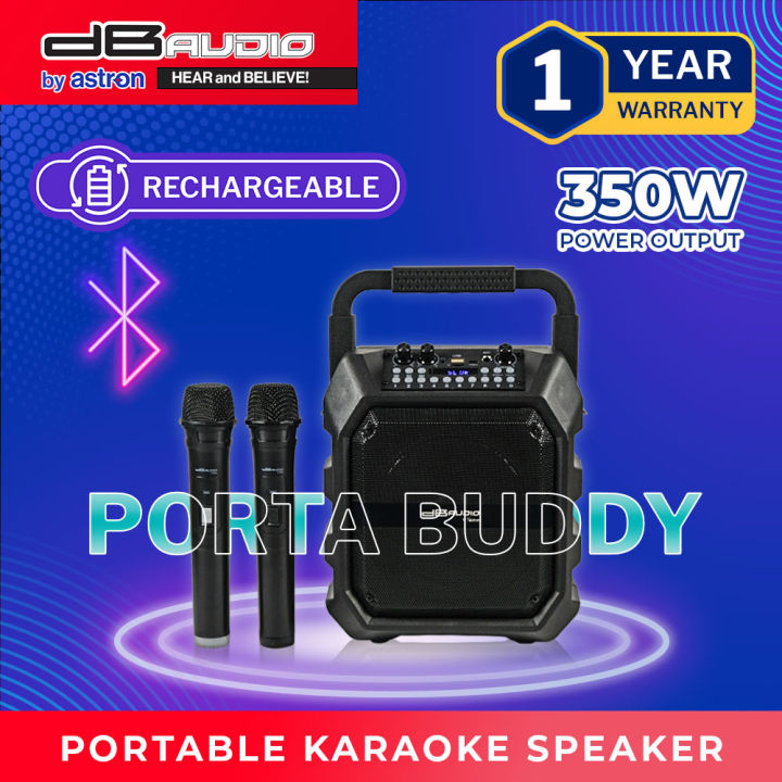 DB Audio by Astron PORTA BUDDY Portable Rechargeable Speaker | 350W ...