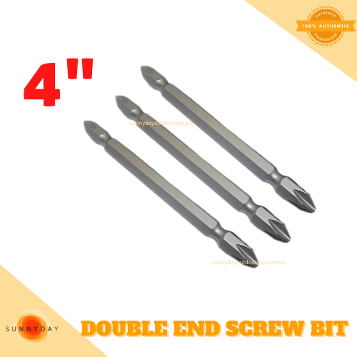 4 inches Screw Bit Magnetic tip double end bit heavy duty sold per ...