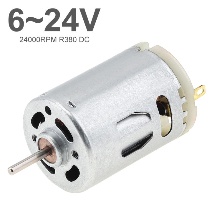 Động Cơ DC R380 6V-24V Động Cơ Siêu Nhỏ Tốc Độ Cao 24000 Vòng/phút Động ...