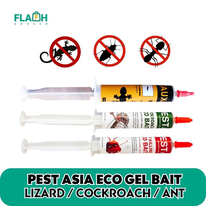 Pest Asia Ant/Cockroach/Lizard Killing Eco Bait Ubat Semut/Lipas/Lalat ...