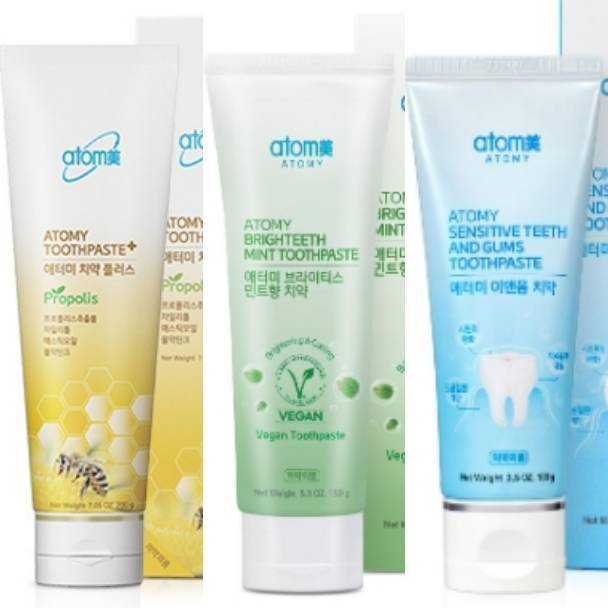 ATOMY TOOTHPASTE ยาสีฟัน อะโตมี่ ปริมาณ 100 กรัม 150 กรัม และ 200 กรัม ...