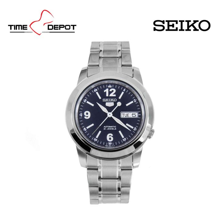 Seiko 5 SNKE61K1 Automatic Silver Stainless Steel Strap Watch For Men ...