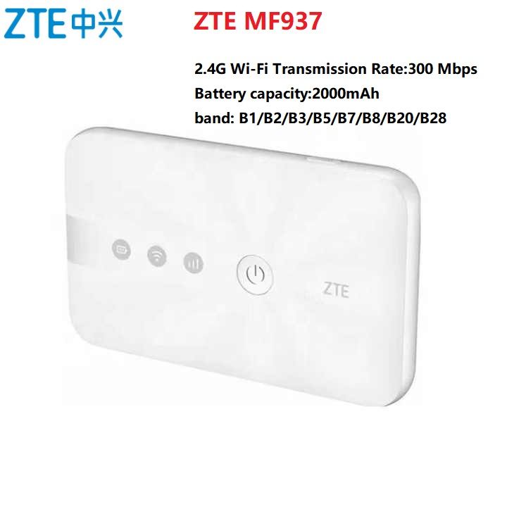 ZTE MF937 MF935 4G Mobile WiFi Hotspot 150Mbps Pocket hotspot 4G Lte ...