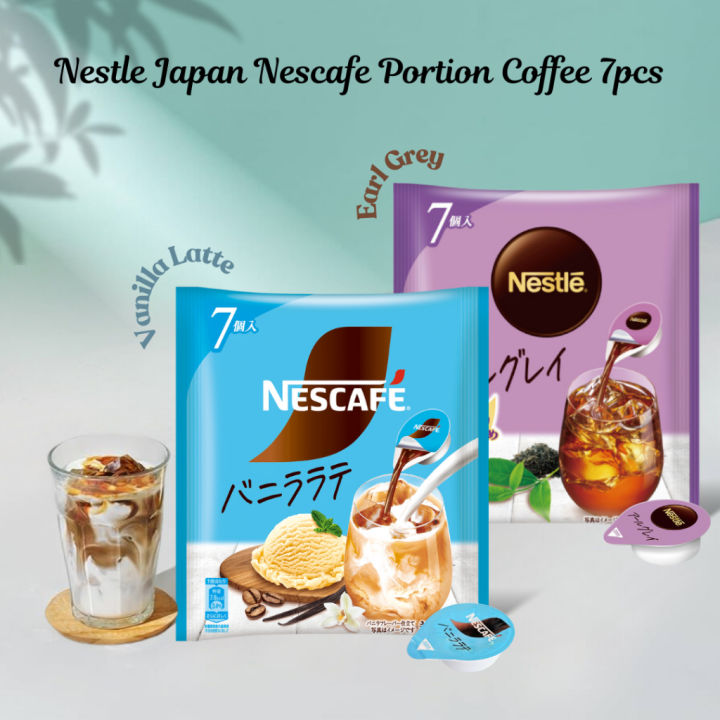 Japan Nestlé Nescafe Portion Concentrated Coffee Capsule Vanilla Latte ...
