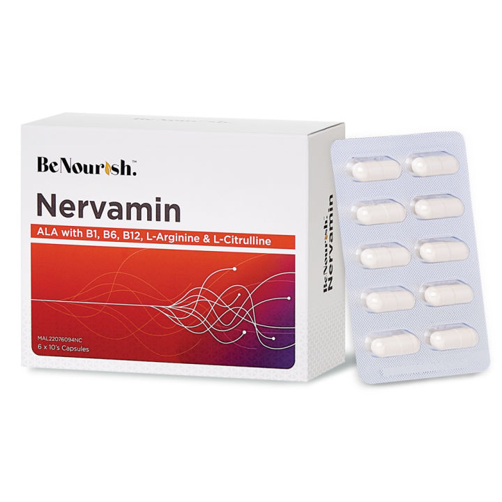 BeNourish Nervamin 60 Capsules - Nerve Health | Relief Numbness ...