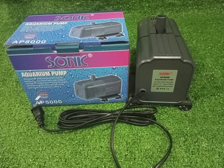ปั๊มน้ำพุ ปั๊มตู้ปลา Sonic AP-5000 ปั๊มน้ำคุณภาพยอดนิยม (ราคาถูก ...