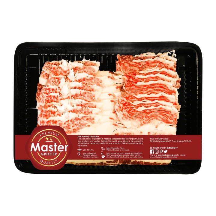 Master Grocer Japan Hokkaido Snow Gold A5 Wagyu Short Plate Shabu Shabu ...