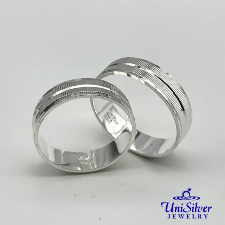 Unisilver 925 Sterling Wedding/Lover's Ring WR137 (SOLD PER PIECE ...