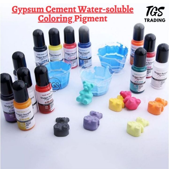 ~TGS~10ml Gypsum Cement Water-soluble Coloring Pigment | Lazada