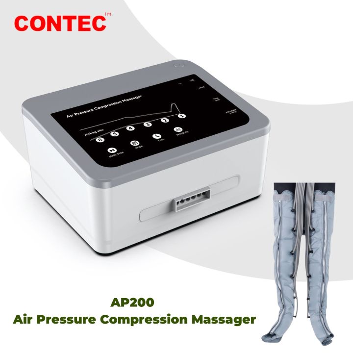 CONTEC AP200 Air Pressure Compression Massager 7-segment LCD repeated inflation airbag | Lazada