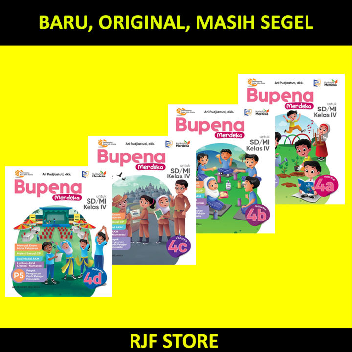 BUPENA MERDEKA SD/MI KELAS 4A,B,C,D PLUS KUNCI JAWABAN | Lazada Indonesia