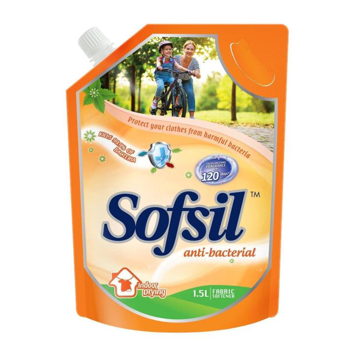 Sofsil Fabric Softener (Anti-Bacterial) Refill 1.5L | Lazada Singapore