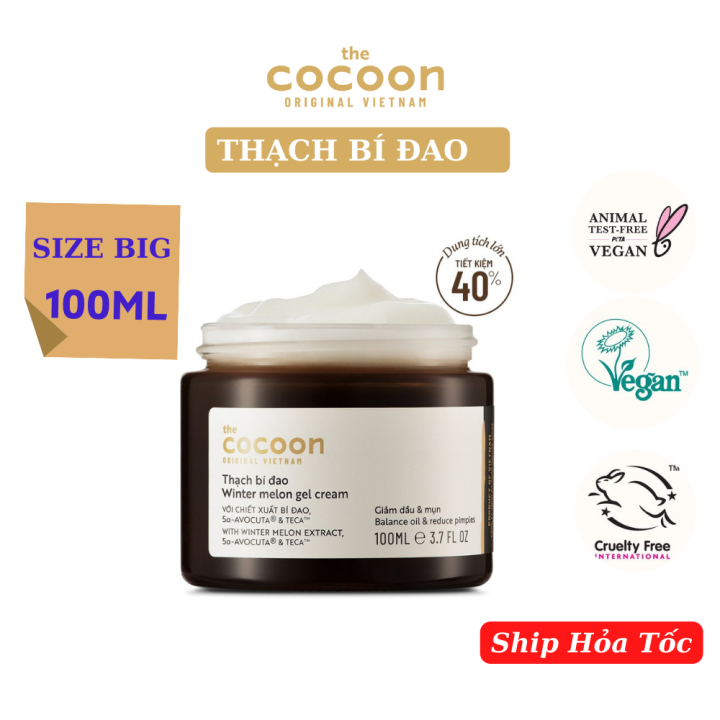 Thạch Bí Đao Cocoon Cấp Ẩm Và Ngừa Mụn 100ml | Lazada.vn