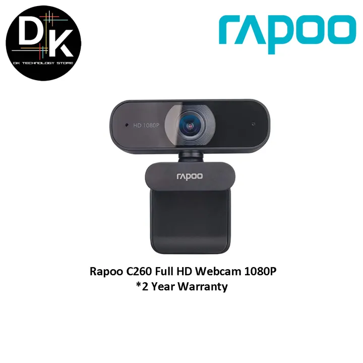 Rapoo C260 Full HD Webcam 1080P With Wide Angle Lens Built In ...