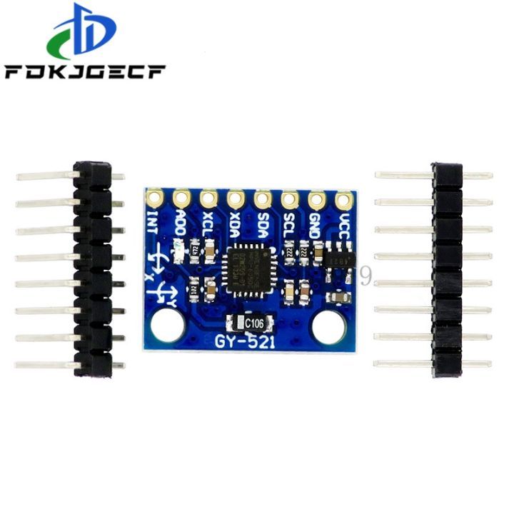 IIC I2C GY-521 MPU-6050 MPU6050 3 Axis Analog Gyroscope Sensors + 3 Axis Accelerometer Module ...