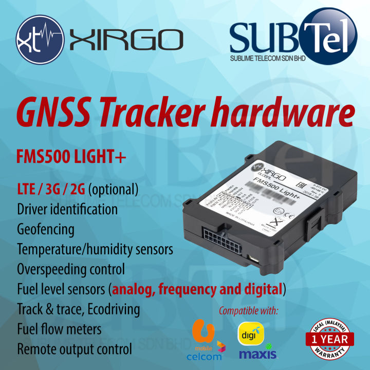 CLEARANCE XIRGO FMS500 LIGHT+ GNSS Tracker hardware GSM GPS Tracking ...