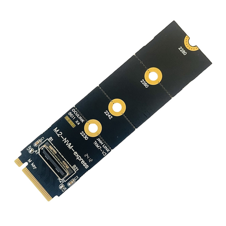 For M.2 NVME to Oculink Female SFF-8612 Adapter PCI-E X4 Adapter Card Support DOCK-OC4 for 2 ...