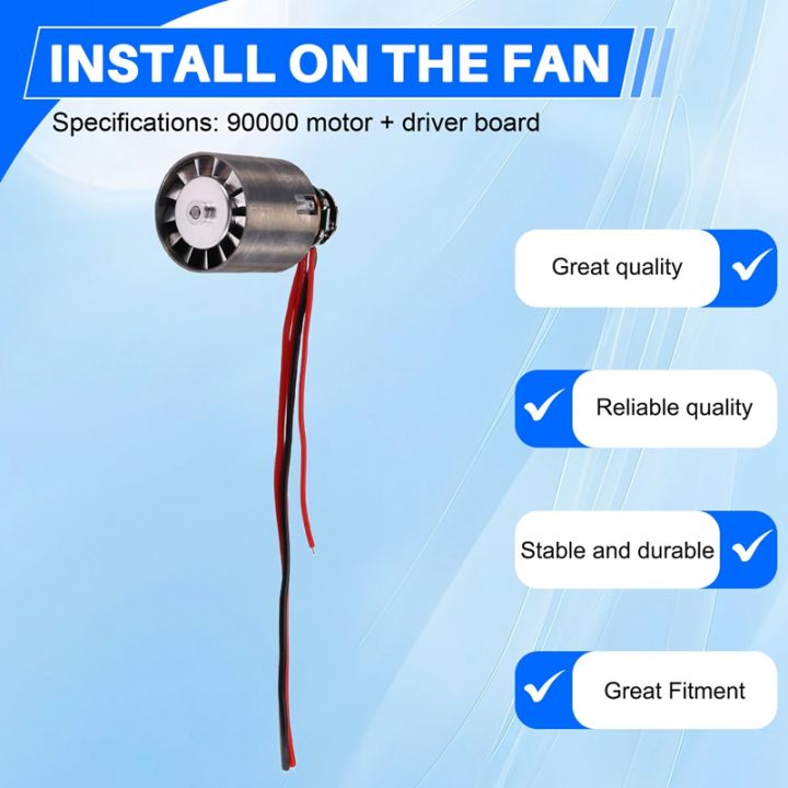Brushless Motor Turbo Jet Fan Motor with Drive Board for Brushless ...
