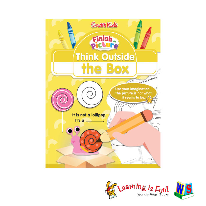 SMART KIDS FINISH THE PICTURE-THINK OUTSIDE THE BOX | Lazada PH