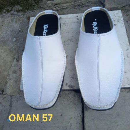 Sepatu Slop Pria Formal Rajut Putih-Sepatu Slop Habib Bahar-Sepatu Slop ...