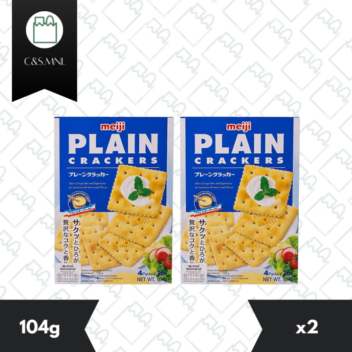 Meiji Plain Crackers 104g Set of 2 | Lazada PH