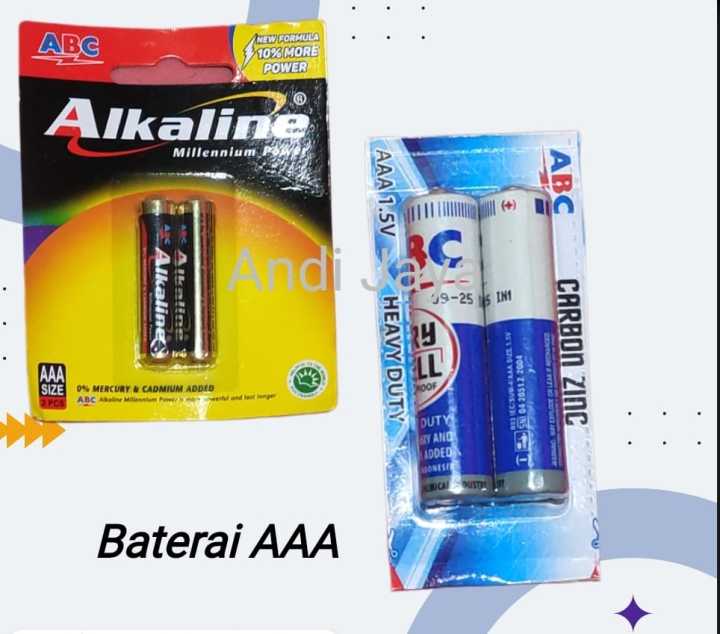 Baterai ABC biru AAA baterai remote, AC dan TV | Lazada Indonesia