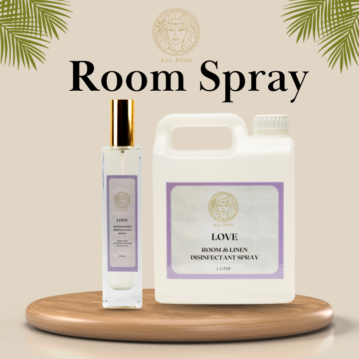 Special Room & Linen Disinfectant Spray All Posh 100ml Feminine Essence ...