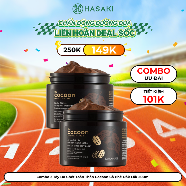 [SIÊU GIẢM GIÁ] Cà Phê Đắk Lắk Cocoon Làm Sạch Da Chết Toàn Thân 200ml ...