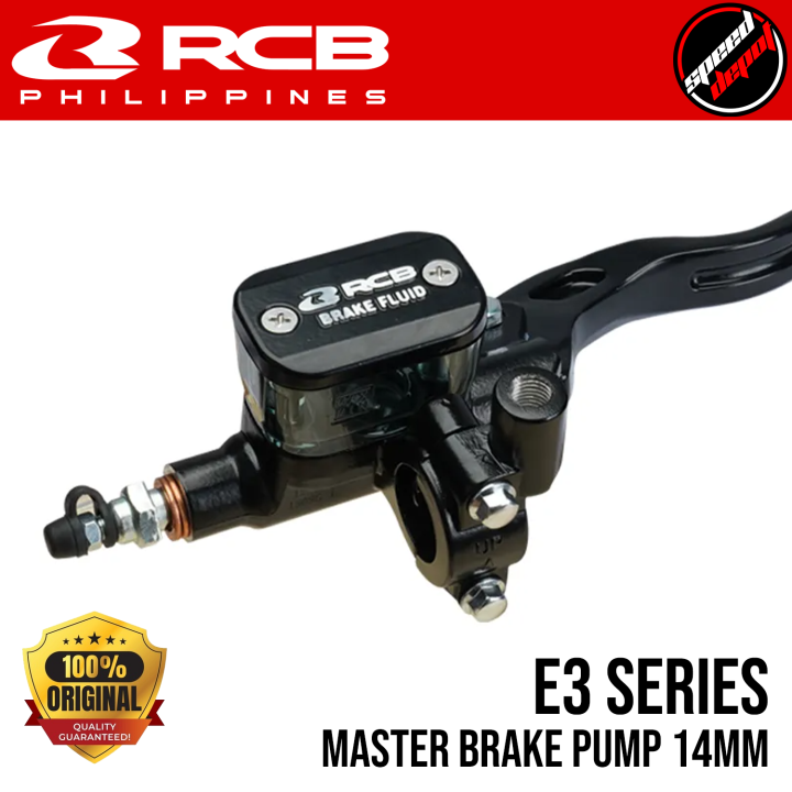 RCB E3 Series Master Brake Pump 14mm UNIVERSAL - BLACK | Racing Boy ...