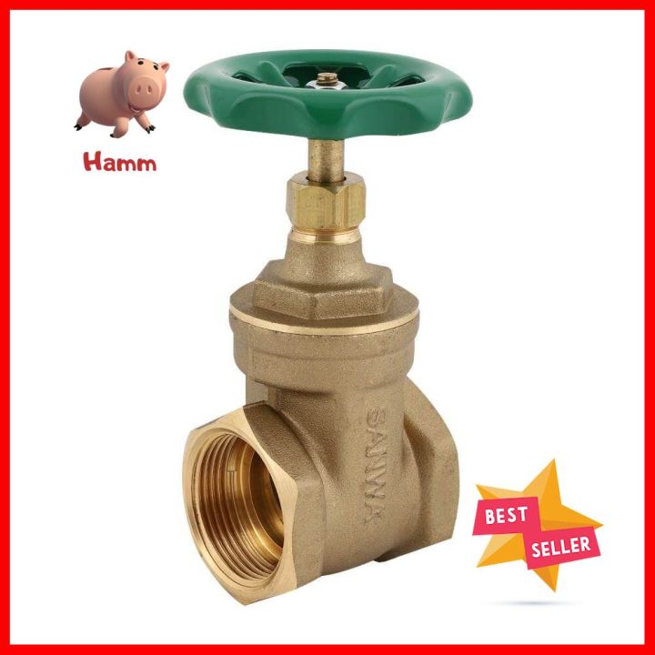 ประตูน้ำทองเหลือง SANWA 1 1/4 นิ้วBRASS GATE VALVE SANWA 1 1/4IN **ใครยังไม่ลอง ถือว่าพลาดมาก ...