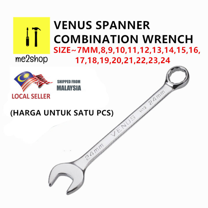 VENUS SPANNER/COMBINATION WRENCH (7MM TO 24MM) | Lazada