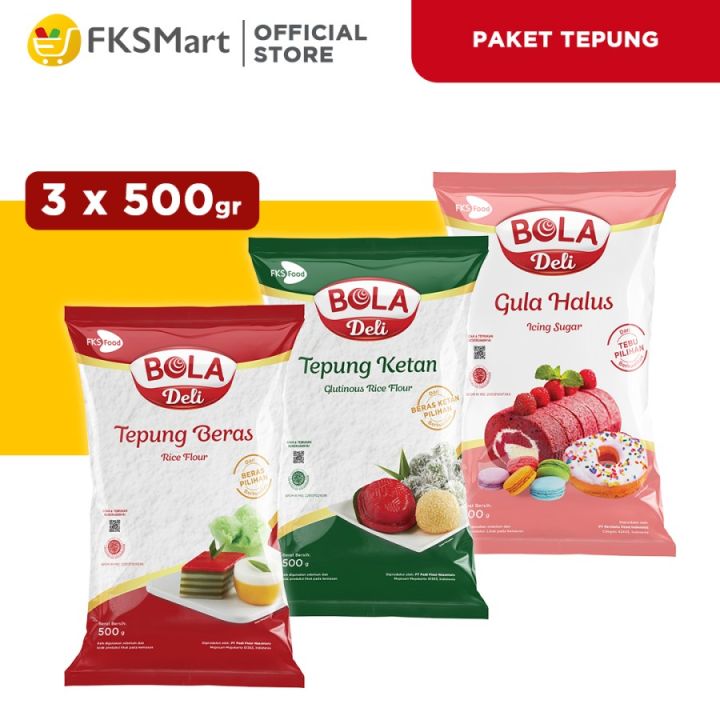 BOLA Deli Paket Mix Variant Isi 3 | Lazada Indonesia