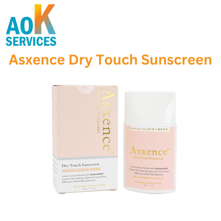 Asxence Dry Touch Sun Screen with Astaxanthin SPF 50+ 50ml | Lazada ...