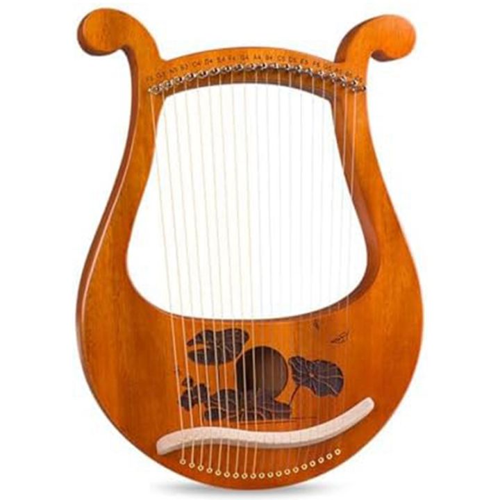 Lyre Harp 19 String Beginners Harp,Portable 19-Tone Small Harp 19 ...