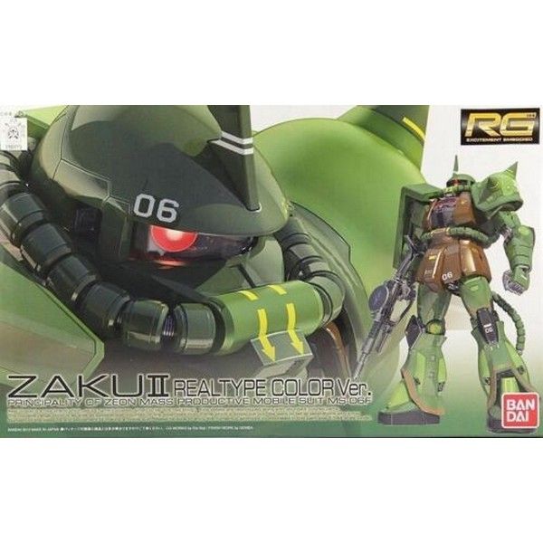 Bandai RG Zaku II Real Type Color Ver 4543112807731 (Plastic Model ...