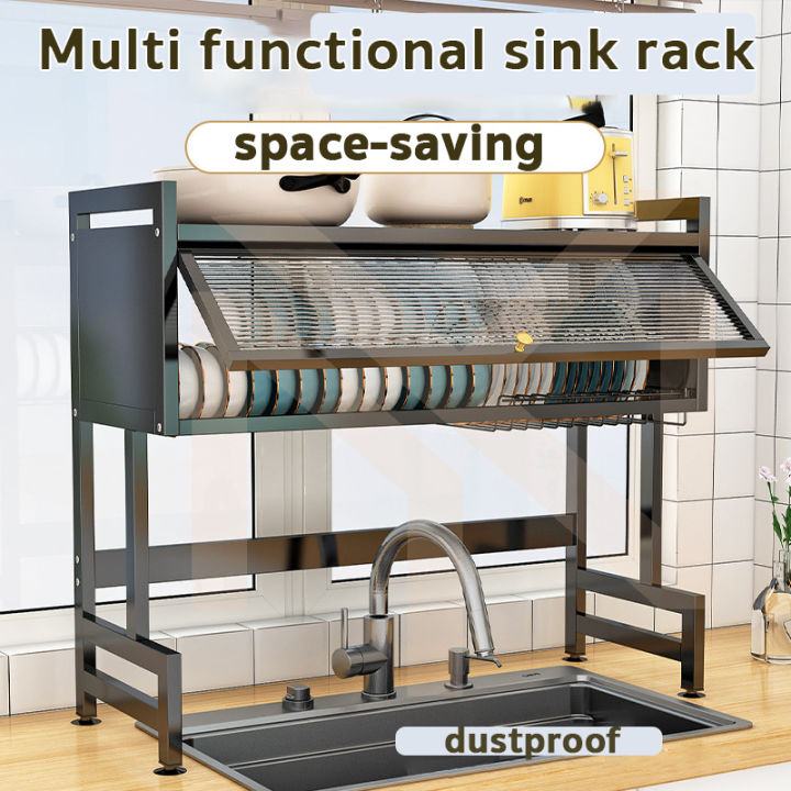Kitchen Cabinet Dish Rack 95/105CM Dish Rack Cabinet Rack Over-The-Sink ...