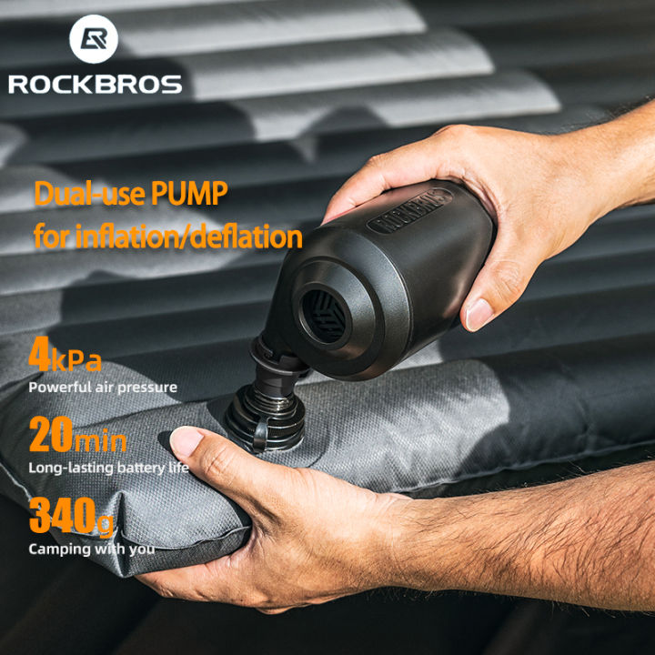 ROCKBROS Electric Air Pump Portable 4Kpa 2600mAh Long Battery Life ...