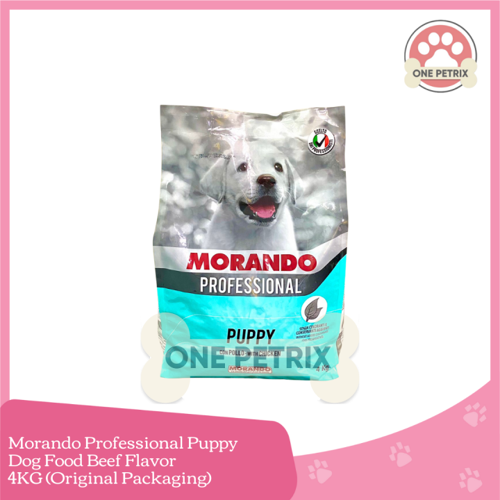 Morando Professional Puppy Dog Food Beef Flavor 4KG (Original Packaging ...