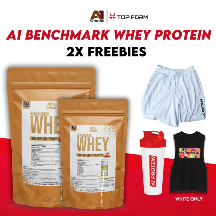 A1 Benchmark Whey Protein 10 Servings in Pouch | Lazada PH