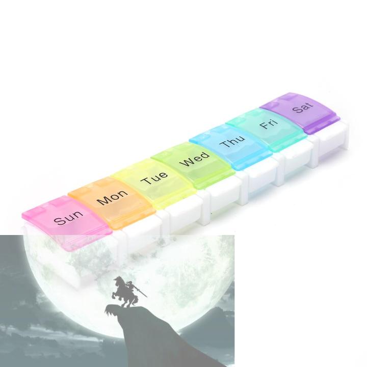 welcomehome 7 Days Weekly Pills Box Tablet Holder Storage Case Medicine ...
