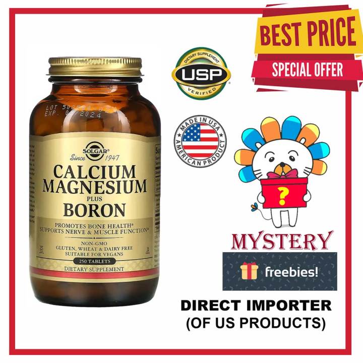 Solgar, Calcium Magnesium Plus Boron, 250 Tablets | Lazada PH