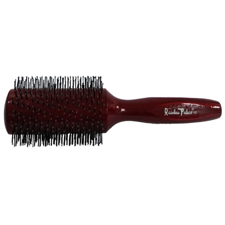 Wooden Hair Rolling Brush Round Comb- Large 100 | Lazada