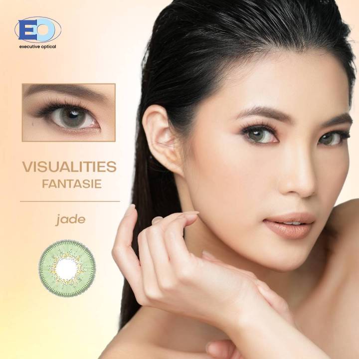 EO Visualities Fantasie Colored Contact Lenses - JADE (Good for 6 ...