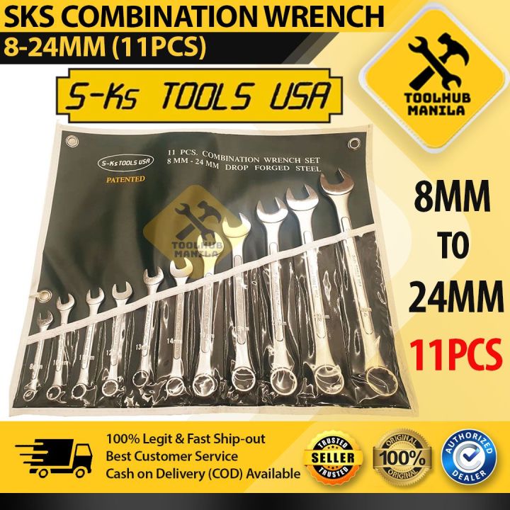 SKS Tools USA Combination Wrench Set 8mm - 24mm | Lazada PH